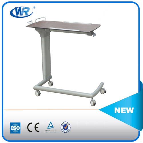 Wooden With Wheels Hospital Bed Side Over Bed Table, High Quality ...