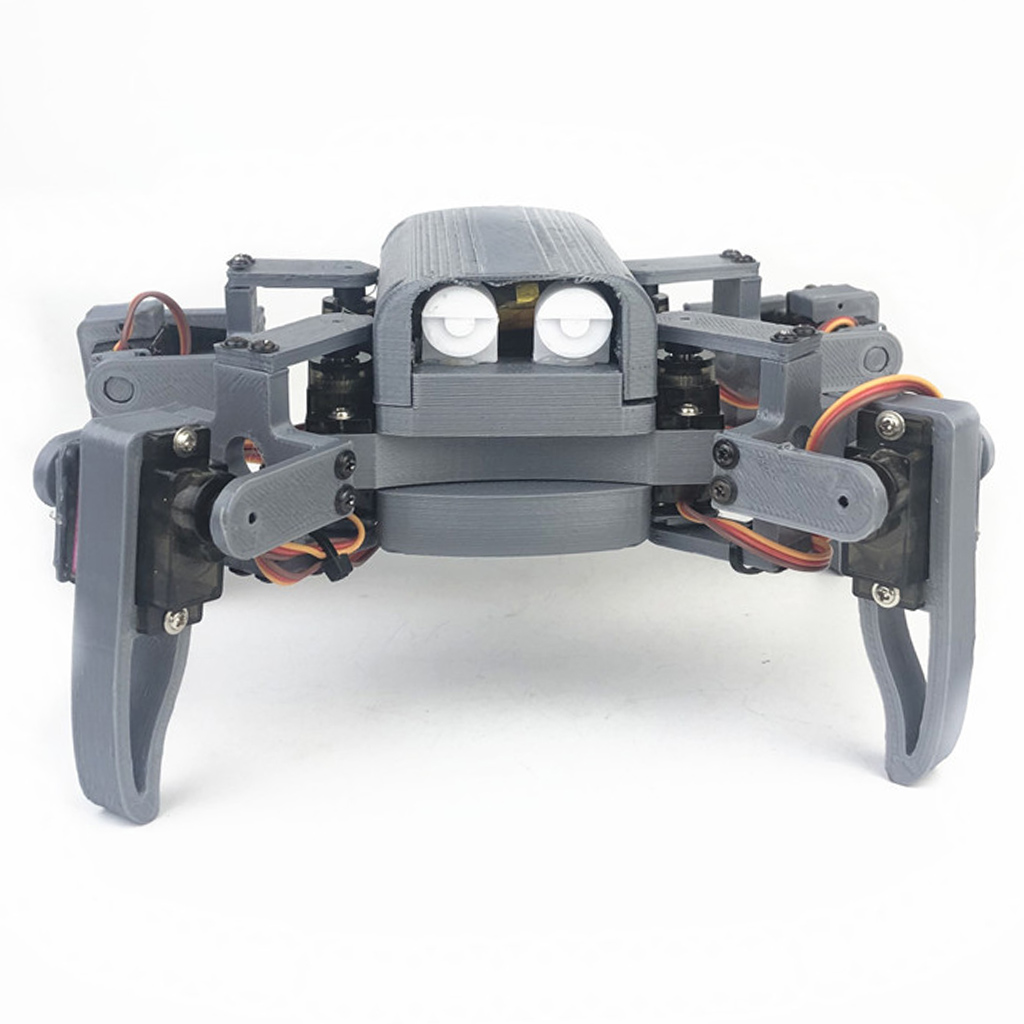 Quadruped Four Feet Robot Spider Assembling Model Toy Robot Smart Car ...