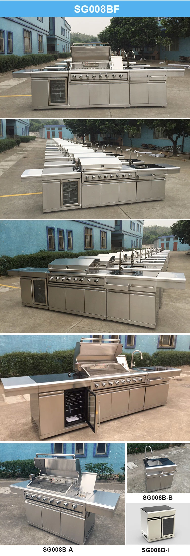 Sample Customization Gas Grill Stainless Steel Classic Bbq Kitchen ...