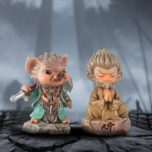 Chinese Wind: Black Myth - Sun Wukong Collection Tide Play Blind Boxes ...