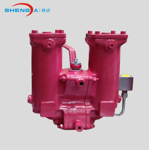 Stable Hydraulic Aluminum Double Housing Tube Inline Filter, High ...