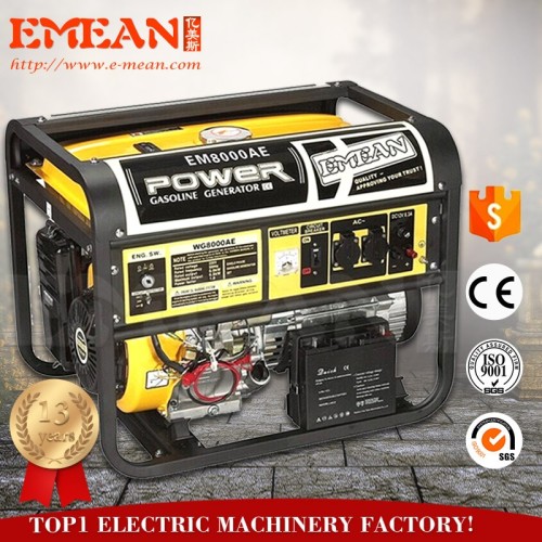 Single Phase Gasoline Generator 6kw, High Quality Single Phase Gasoline Generator 6kw on Bossgoo.com