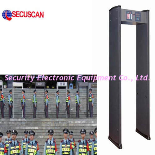 6 Zones Metal Walk Through Metal Detector Of Long Range, High Quality 6 ...