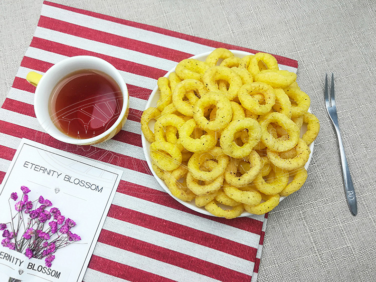 Squid Flavoured Ring Shape Puff Snack, High Quality Squid Flavoured ...