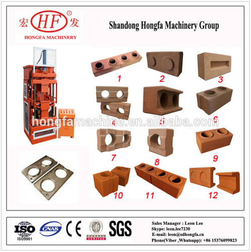 Hf1-10 Cement Paver Blocks Machine/cement Interlocking Bricks Machine/cement Hollow Brick ...