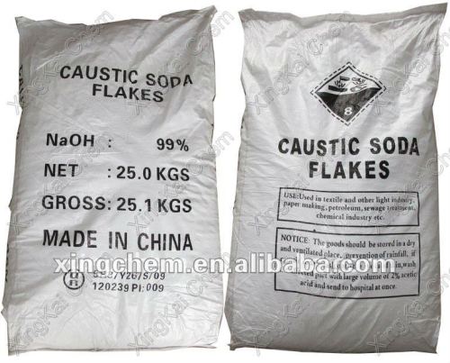 19years' Experience 25kg Bag Caustic Soda Flake 99%, High Quality ...