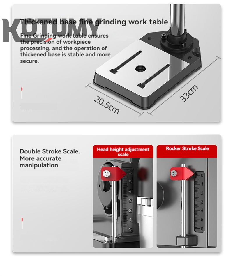 220v High Speed Mini Bench Drilling Machine With 1.5-16mm Drilling ...