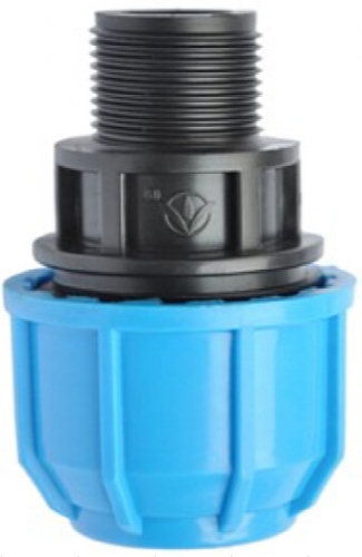 Pp Compression Male Threaded Adaptor, High Quality Pp Compression Male ...