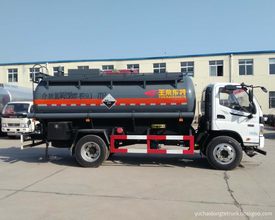 Foton 9000 Liters Naoh Solution Tanker, High Quality Foton 9000 Liters ...