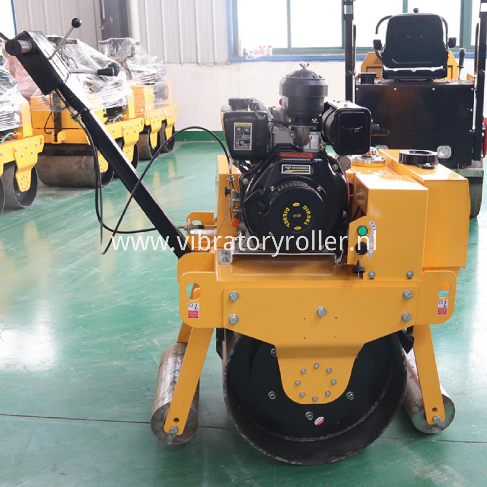 Hand Operate Smooth Wheel Roller Compactor Machine
