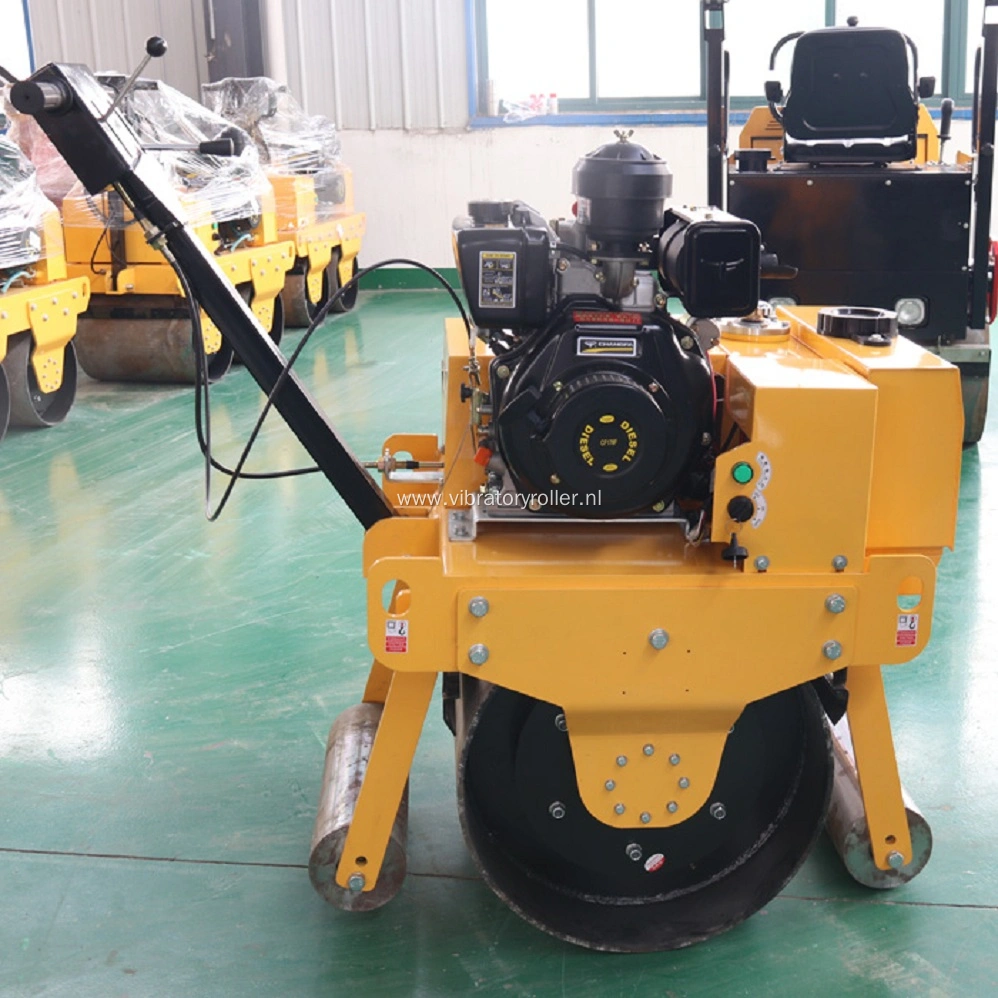 Hand Operate Smooth Wheel Roller Compactor Machine