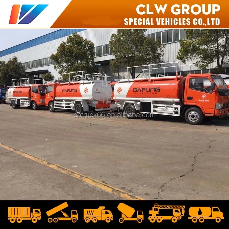 5000liter Fuel Food Truck Oil Tanker Diesel/gasoline Delivery Vehicle ...