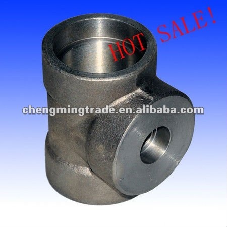 Forged Carbon Steel Threaded/socket Weld Tee, High Quality Forged ...