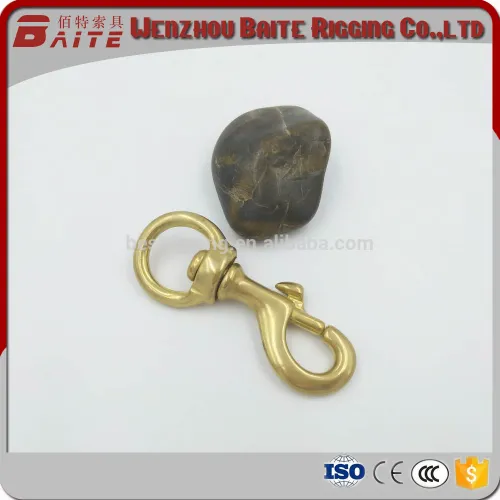 Baite Hardware Rigging Solid Brass Bolt Snaps For Handbag Carabiner Manufacturer Swivel Round ...