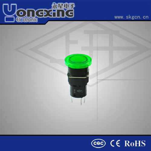 16mm Illuminated Push Button Switch / Bell Push Button Switch, High Quality 16mm Illuminated ...