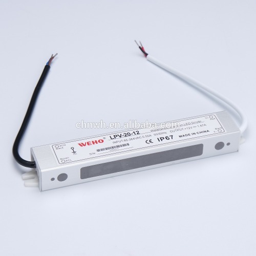 Ip67 Constant Voltage Ac To Dc 20w Led Waterproof Driver Constant Voltage 12v 20w Led Driver ...