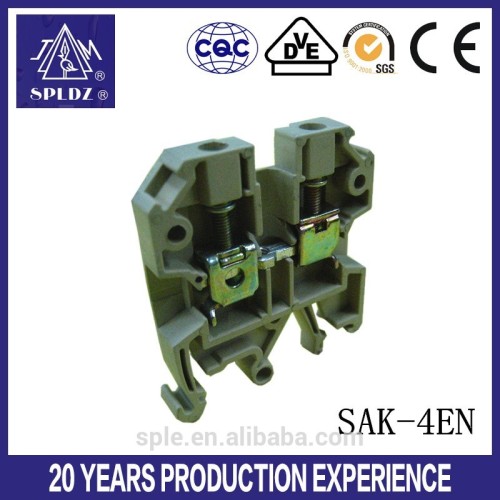 Sak Series Din Rail Terminal Block Sak-4en, High Quality Sak Series Din Rail Terminal Block Sak ...
