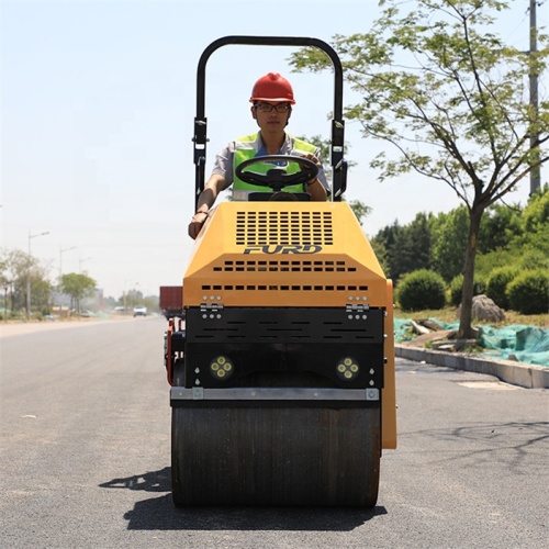 1 Ton Asphalt Vibratory Roller Compactor With Vibratory Drum, High ...