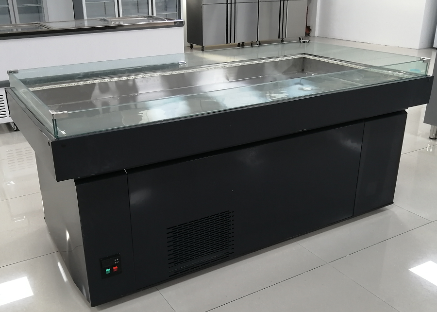 Supermarket Frozen Food And Fish Display Freezers, High Quality ...