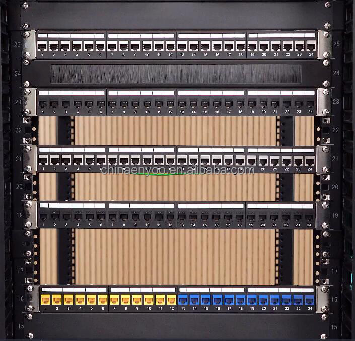 19-inch 1u Disassembled Rack Mount Cable Management Panel With Brush ...