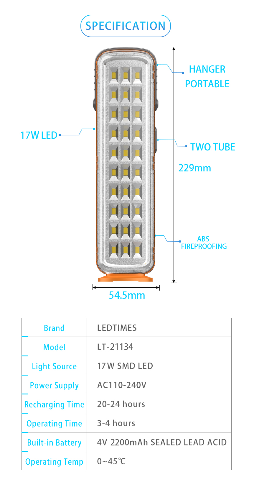 Smd Led Rechargeable Light: Bright, Energy-efficient Illumination, High ...