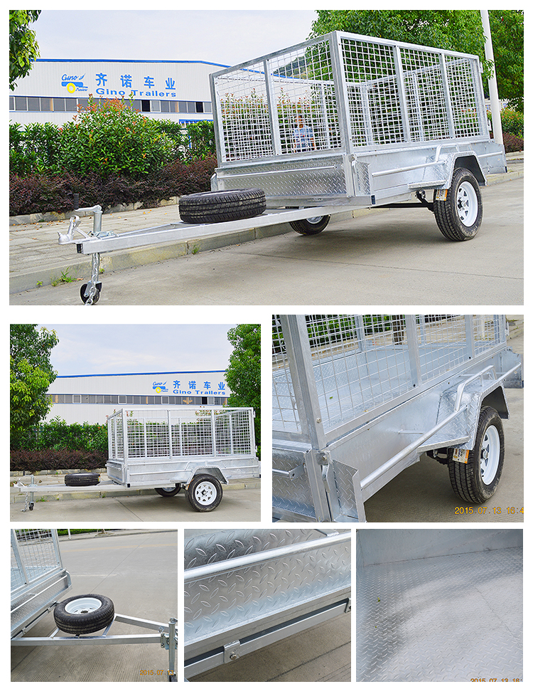 Gino Chinese Imported Single Axle Fully Welded Horse Trailer, High ...
