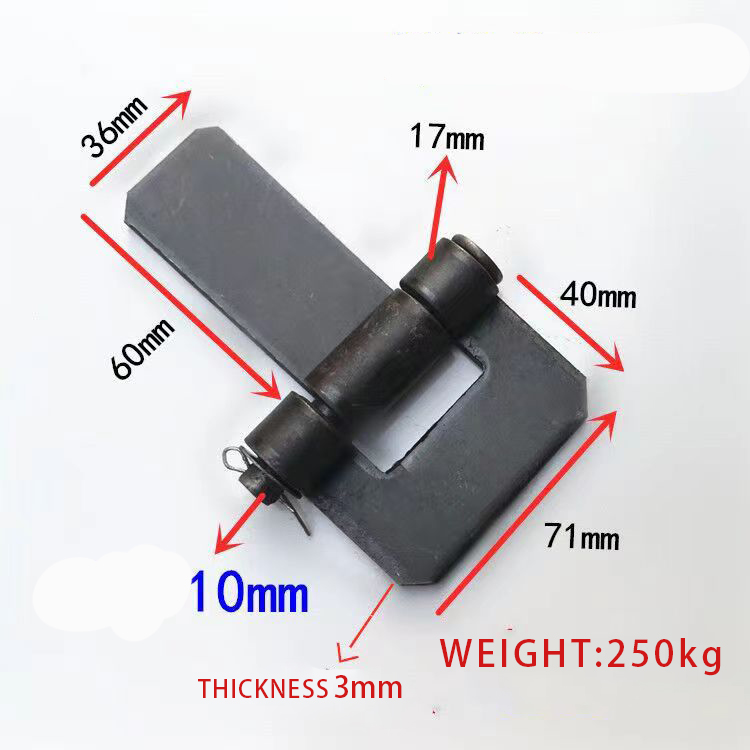 Long Tongue Heavy Duty T-shape Welded Car Truck Hinge, High Quality ...
