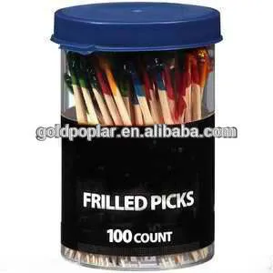 65mm Disposable Decorative Foil Frills Party Toothpicks, High Quality ...