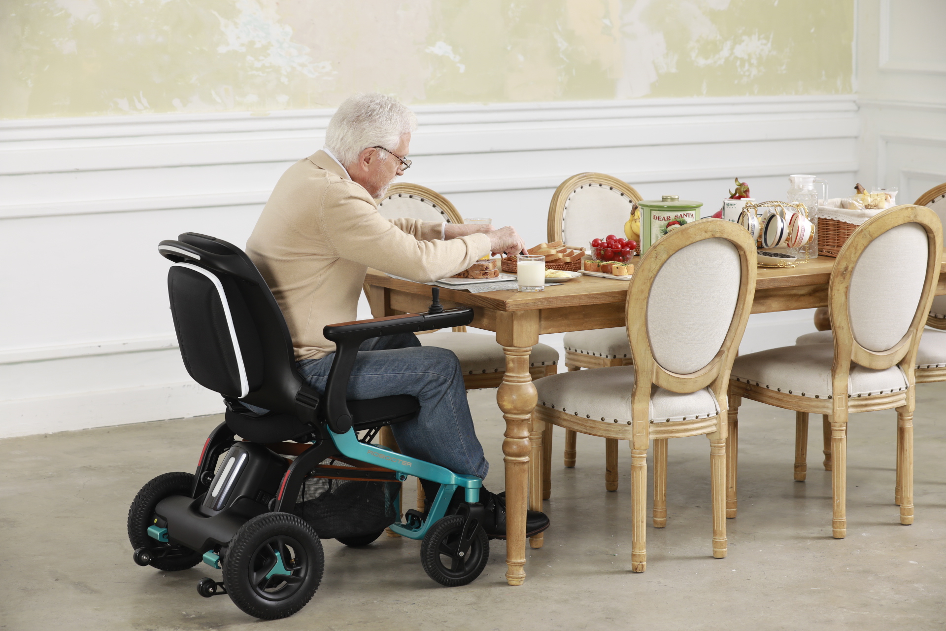 White E40 Indoor Power Wheelchair China Manufacturers Suppliers Factory ...