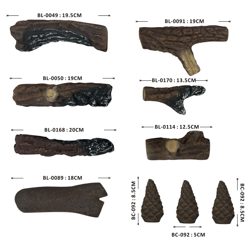 Able Small Realistic Artificial Vented Gas Logs, High Quality Able ...