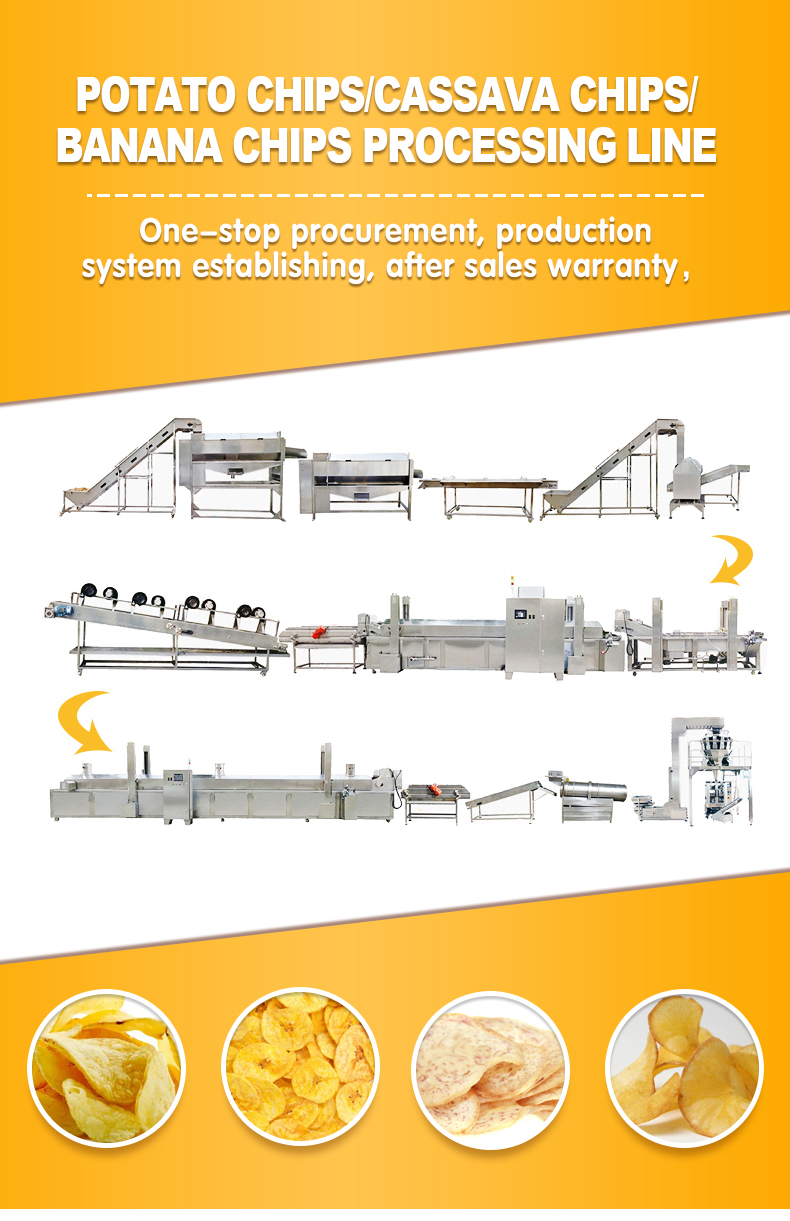 Tca Compound Pringles Potato Chips Snack Making Machinery Production ...