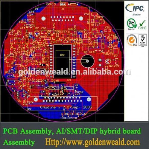 8-10oz Aluminium Clad Pcb Electric Fireplace Pcba, High Quality 8-10oz ...