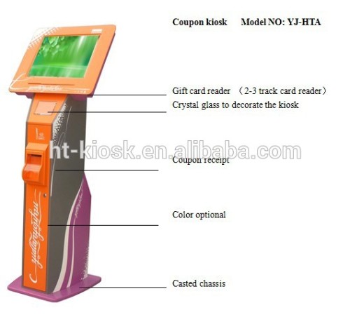17 Inch Gift Card Vending Machine/coupon Machine, High Quality 17 Inch ...