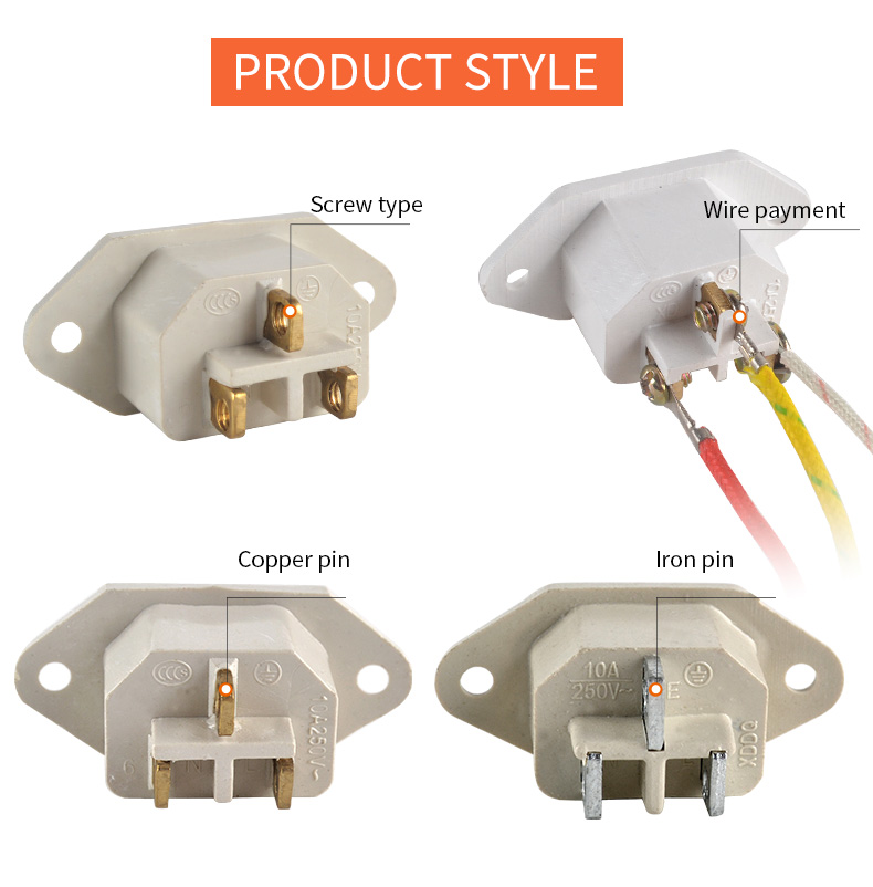 Sunchonglic 3 Pin Ac Power Socket Plug For Rice Cooker - Home ...