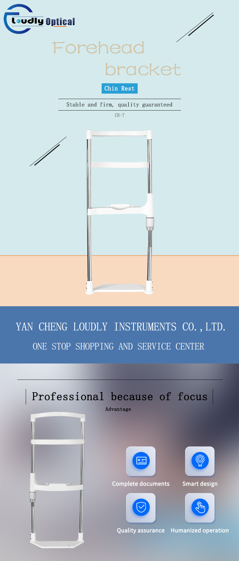 High Quality Ophthalmic Chin Rest For Slit Lamp - Cr-7, High Quality ...