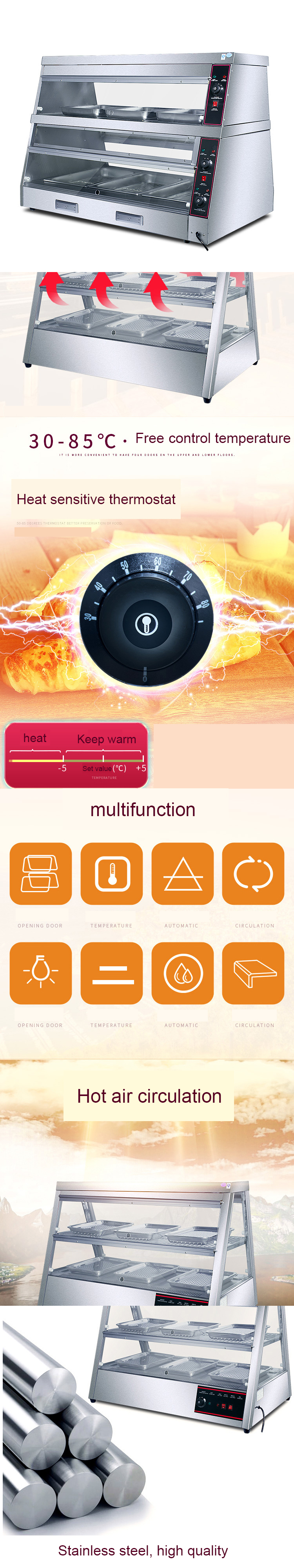 Kfc Fried Chicken Display Cabinet, High Quality Kfc Fried Chicken ...