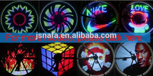 Led Programmable Spoke Bike Light, Colorful Diy Bicycle Wheel Light ...