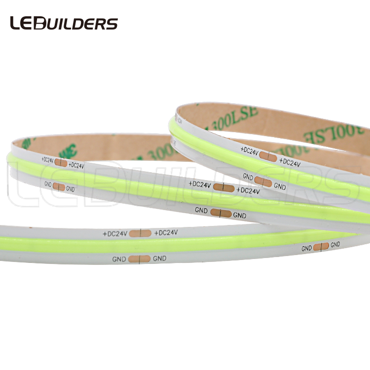 Ultra Thin Less Than 2mm Fcob Flexible Led Strip - 352/448/512 Leds/m ...