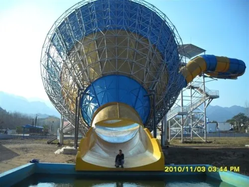 Water Park Adult Tornado Water Slide , Swimming Pool Water Slides, High ...