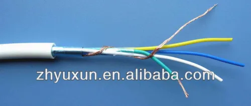 4 Cores Fire Alarm Cable Security Fire Shielded, High Quality 4 Cores ...
