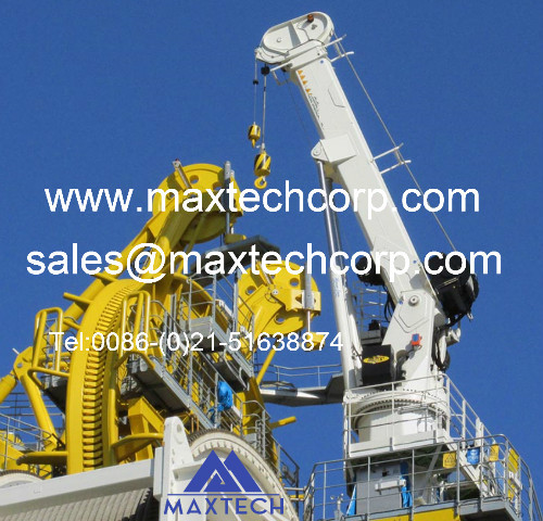 Hydraulic Ship Marine Offshore Deck Cranes, High Quality Hydraulic Ship ...