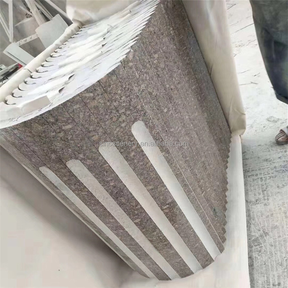 Natural Granite Pillar Cladding With Groove Cut, High Quality Natural ...