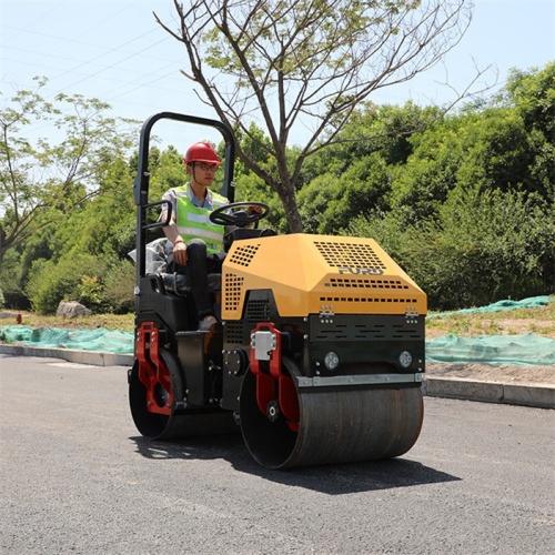 1000kg Tandem Vibratory Rollers Peralatan Konstruksi (fyl-880 ...