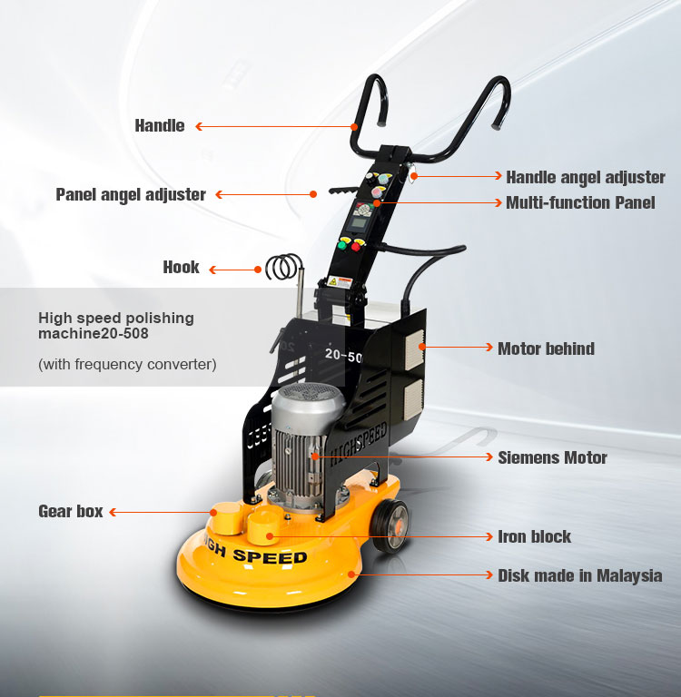 20 Inch High Speed Terrazzo Polishing Machine, High Quality 20 Inch ...