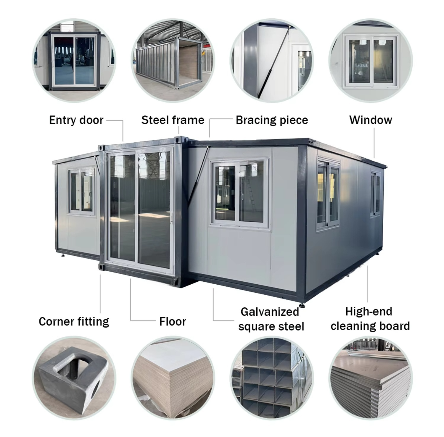 20ft Comfort Luxury Fold-out Container Home With 2 Bedrooms, High ...