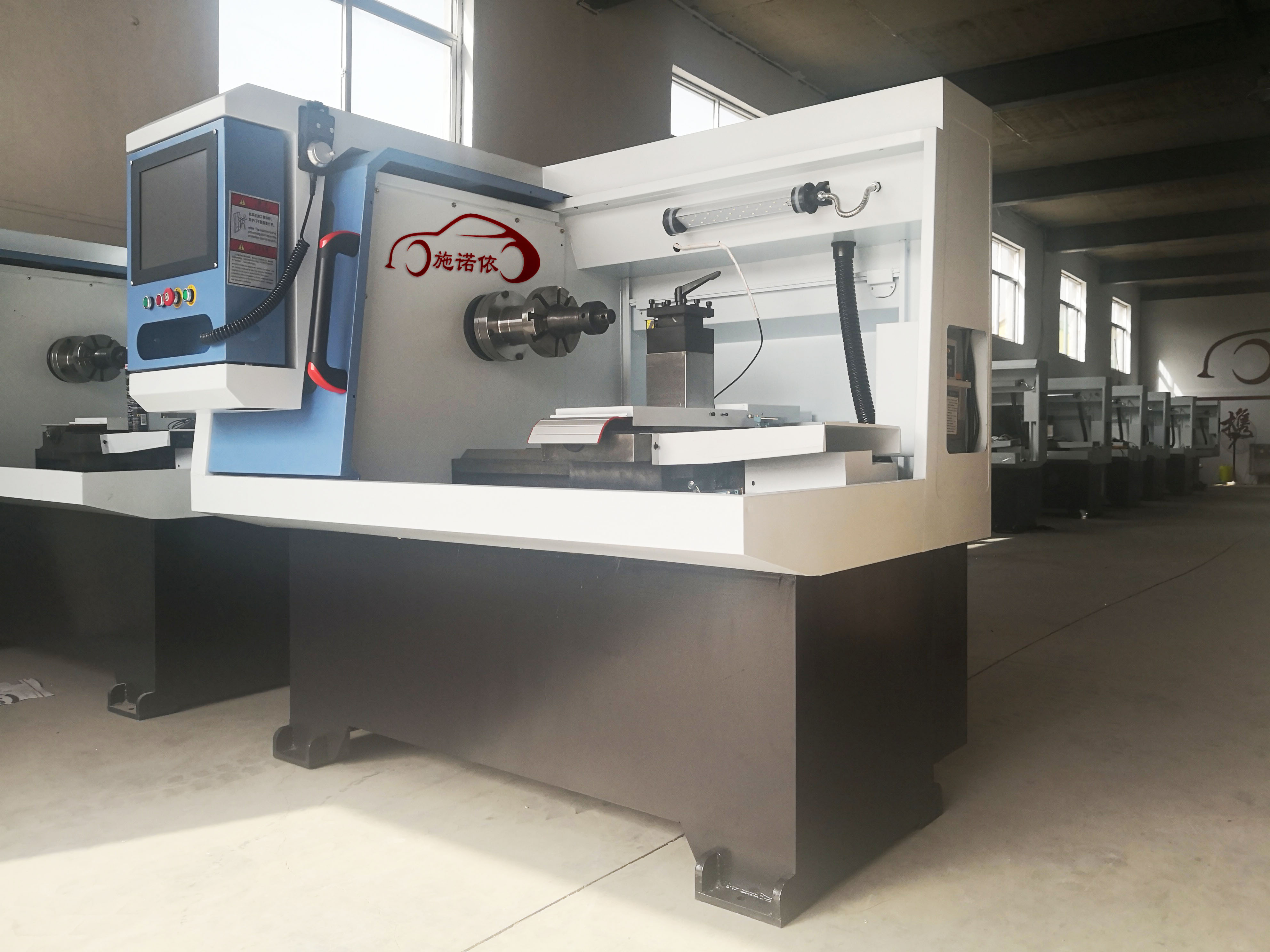 Sny Cnc Drawing Wheel Lathe Machine For Diamond Cut Rim Repair, High ...