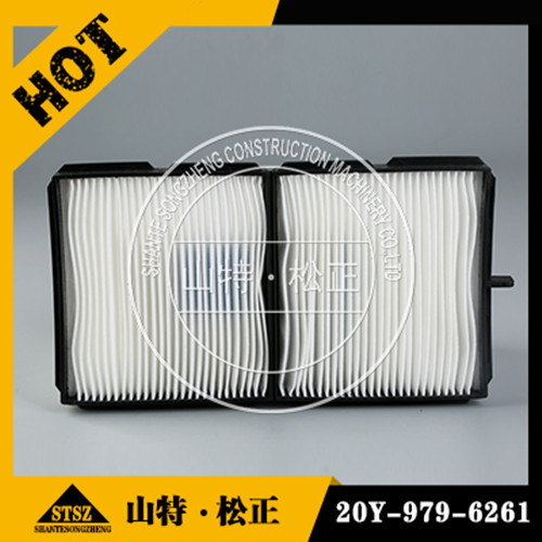 ตัวกรองเครื่องปรับอากาศ 20y-979-6261 สำหรับรถขุด Pc200-7 คุณภาพสูง ตัว ...