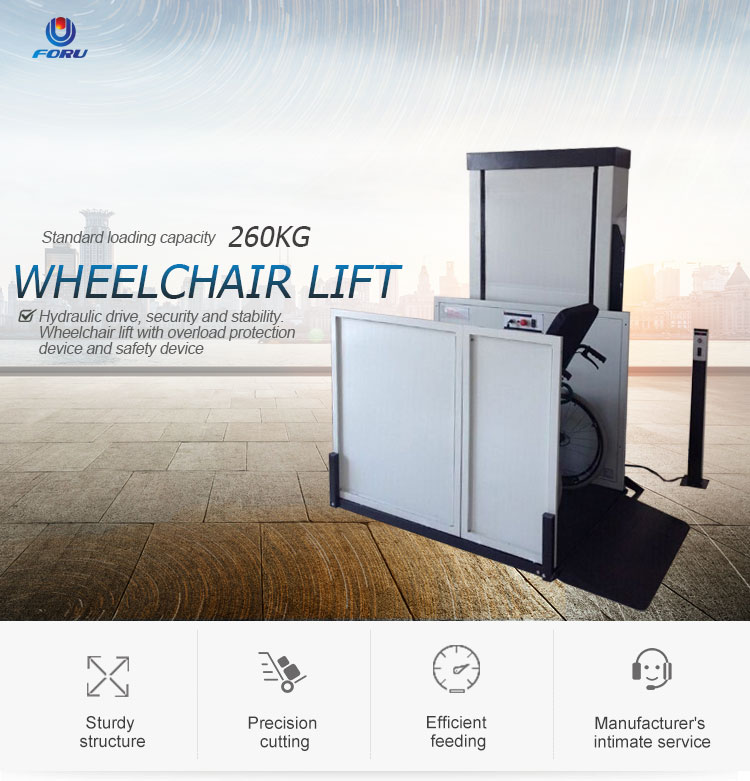 3m Customized Wheelchair Lift For Indoor And Outdoor Use, High Quality ...