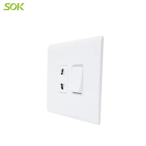 1gang Switch And 10a 2pin Universal Socket Outlet, High Quality 1gang ...