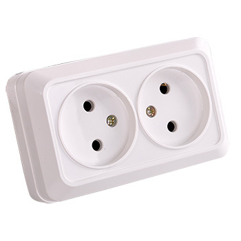 European 2 Gang Wall Socket, High Quality European 2 Gang Wall Socket ...